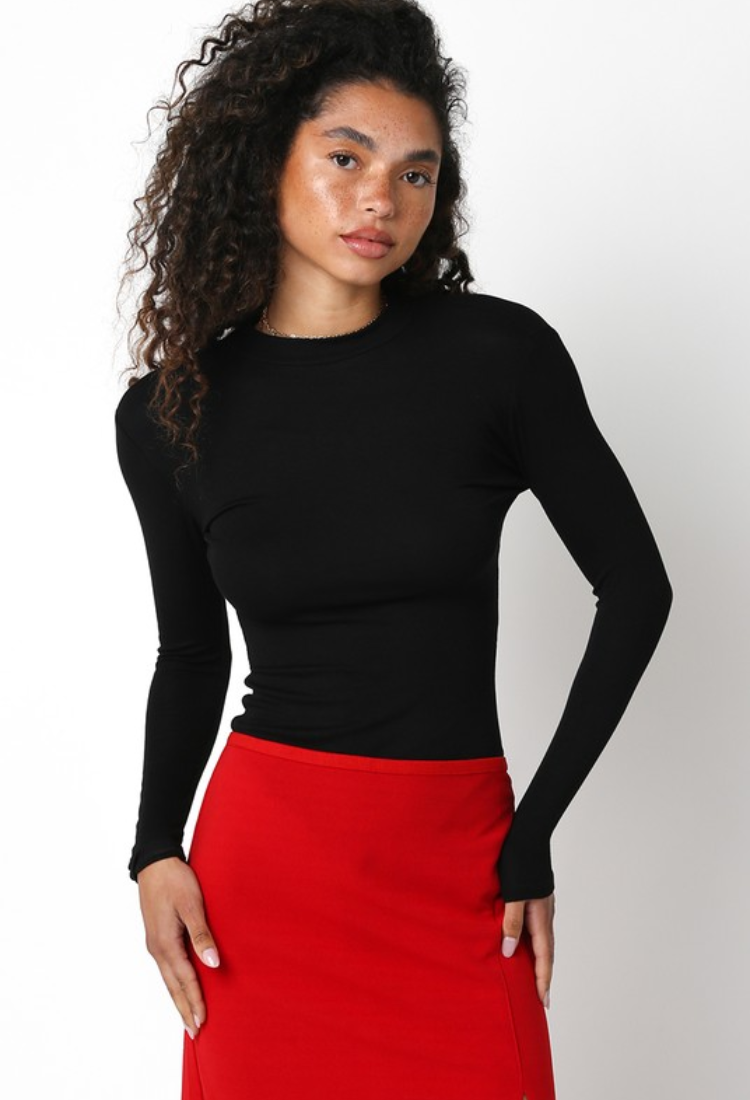 Keep It Simple Black Bodysuit – Bella + Mauve