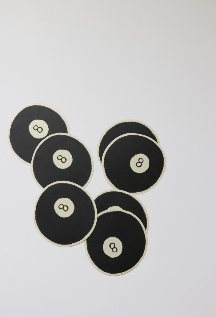 Eight Ball Sticker – Bella + Mauve